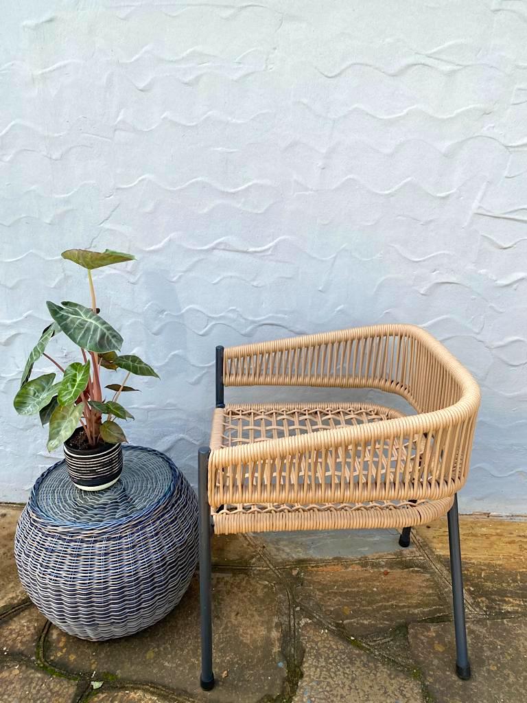 Outdoor dining rope chairs Lounge design